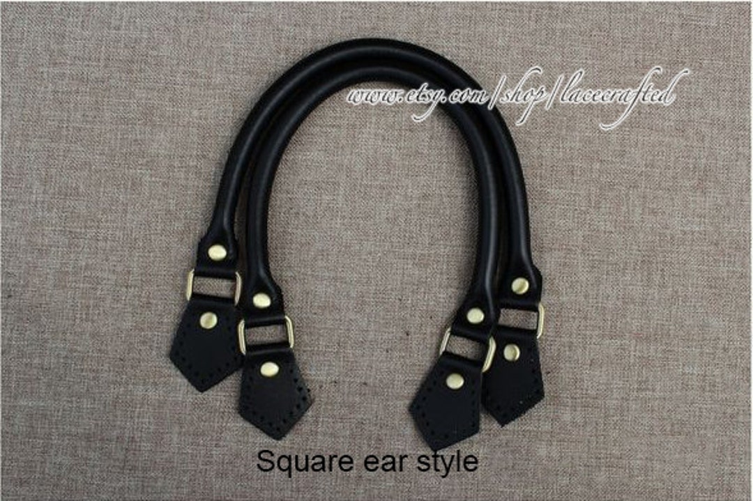 1 Pair 42cm 58cm Length Genuine Leather Bag Handle Shoulder Bag Handles ...