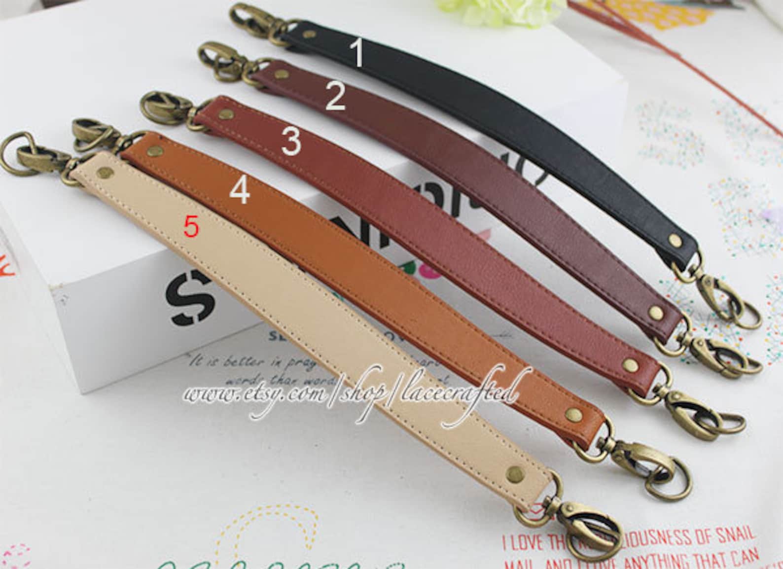 1pc Replacement Purse Handle Shoulder Bag Handle Bag Leather Strap ...