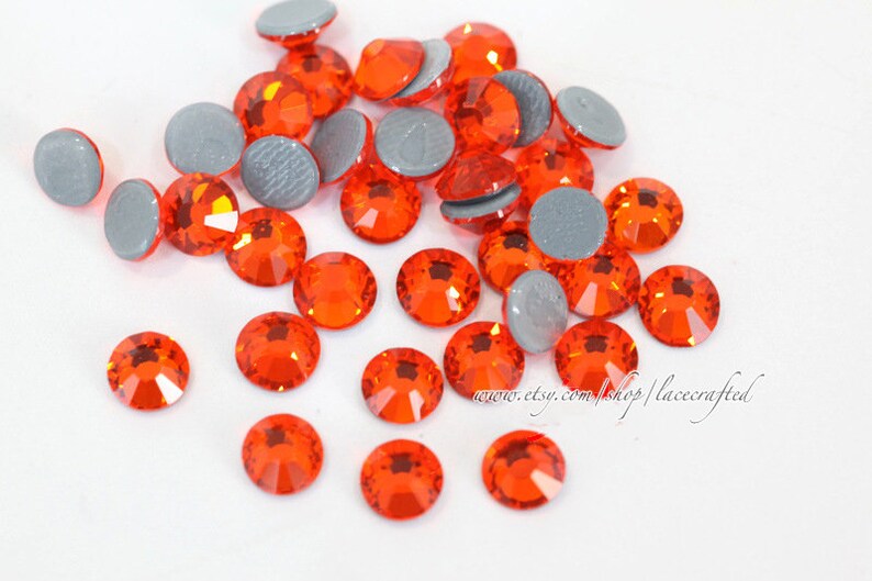 1440 Pcs 12 Facets 4.8mm Hotfix Hot Fix Iron on Glass Crystal ...