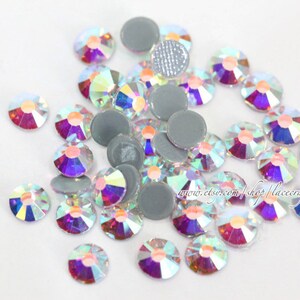 1440 Pcs 12 Facets 4.8mm Hotfix Hot Fix Iron on Glass Crystal ...