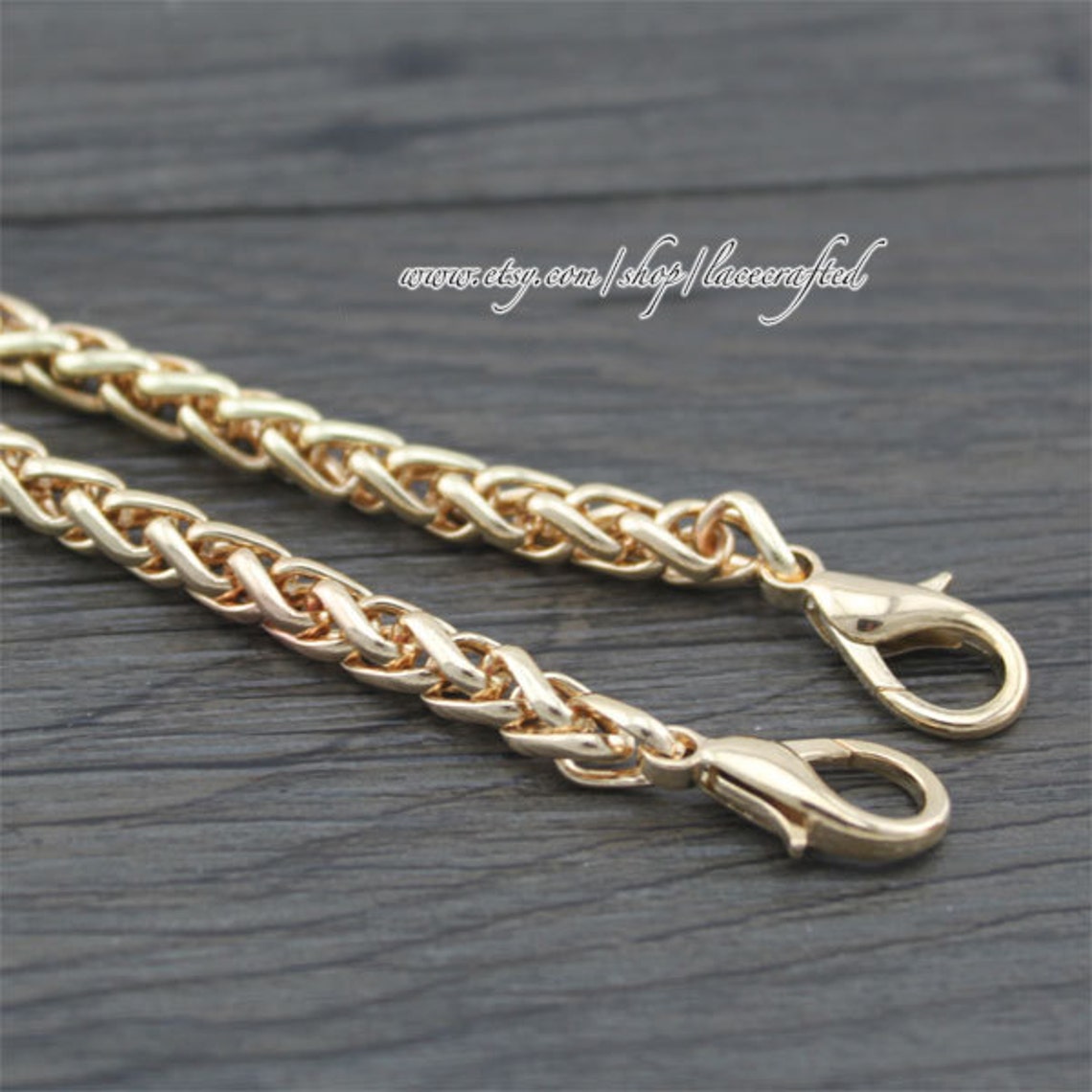 1pc 130-150cm Light Golden Metal Chains Fox Tail Chain | Etsy