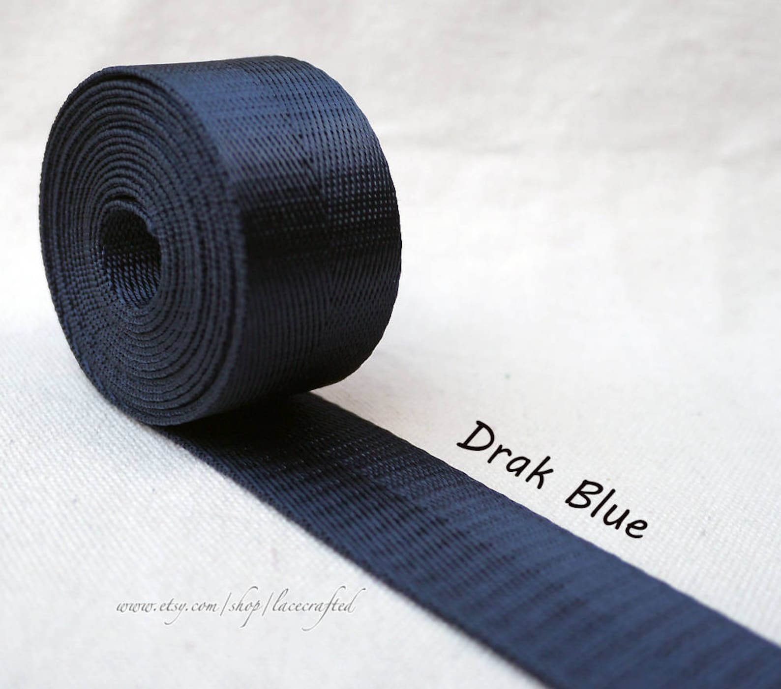 5meter 1.5 Inch/38mm Width Dark Blue Nylon Webbing Colorfully | Etsy