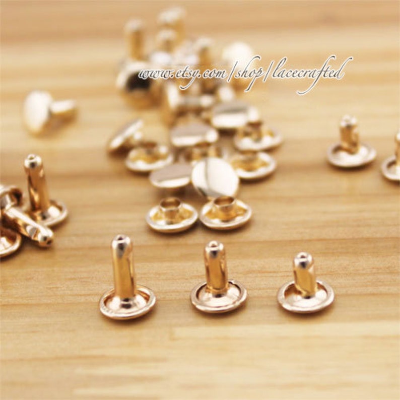 50set 8mm Light Golden Rivets and Studs for Handbag - Etsy