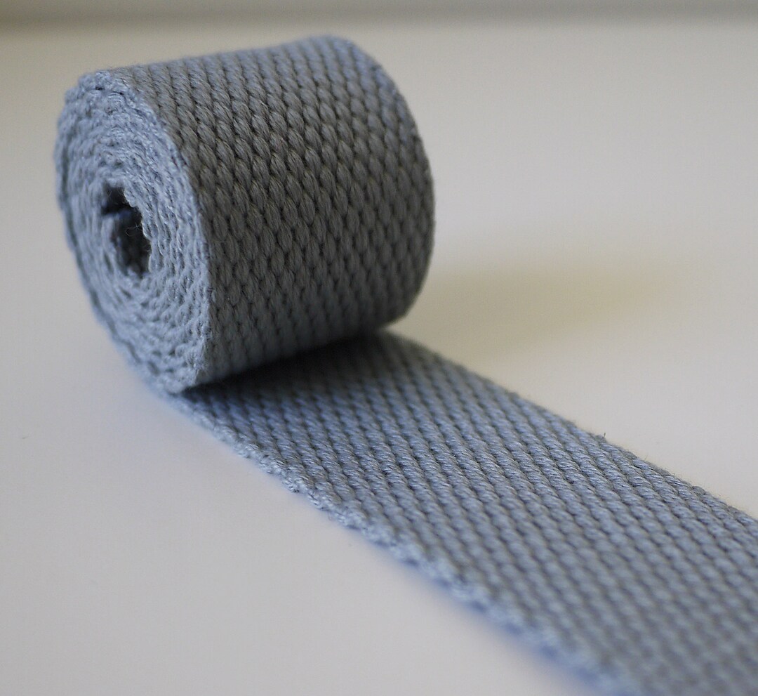 5 Meter 30mm Width Light Gray Polyester Cotton Webbing Strap Webbing ...