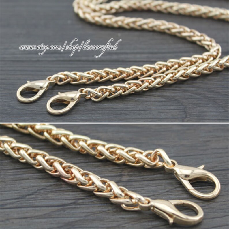 1pc 130-150cm Light Golden Metal Chains Fox Tail Chain | Etsy