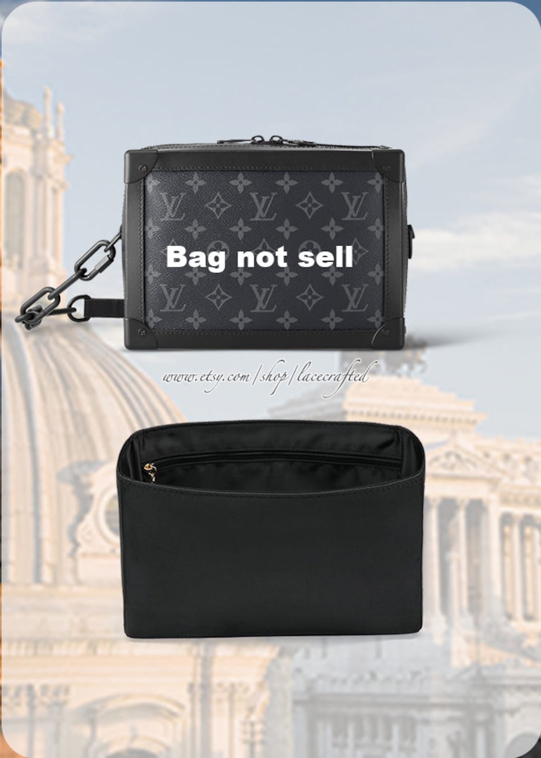 Purse Organizer Insert for Mini Soft Trunk Bag Purse Insert Bag Storage ...