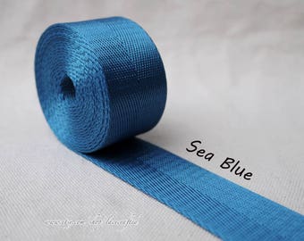 5meter 1 Inch/25mm Width Sky Blue Nylon Webbing Colorfully Key | Etsy