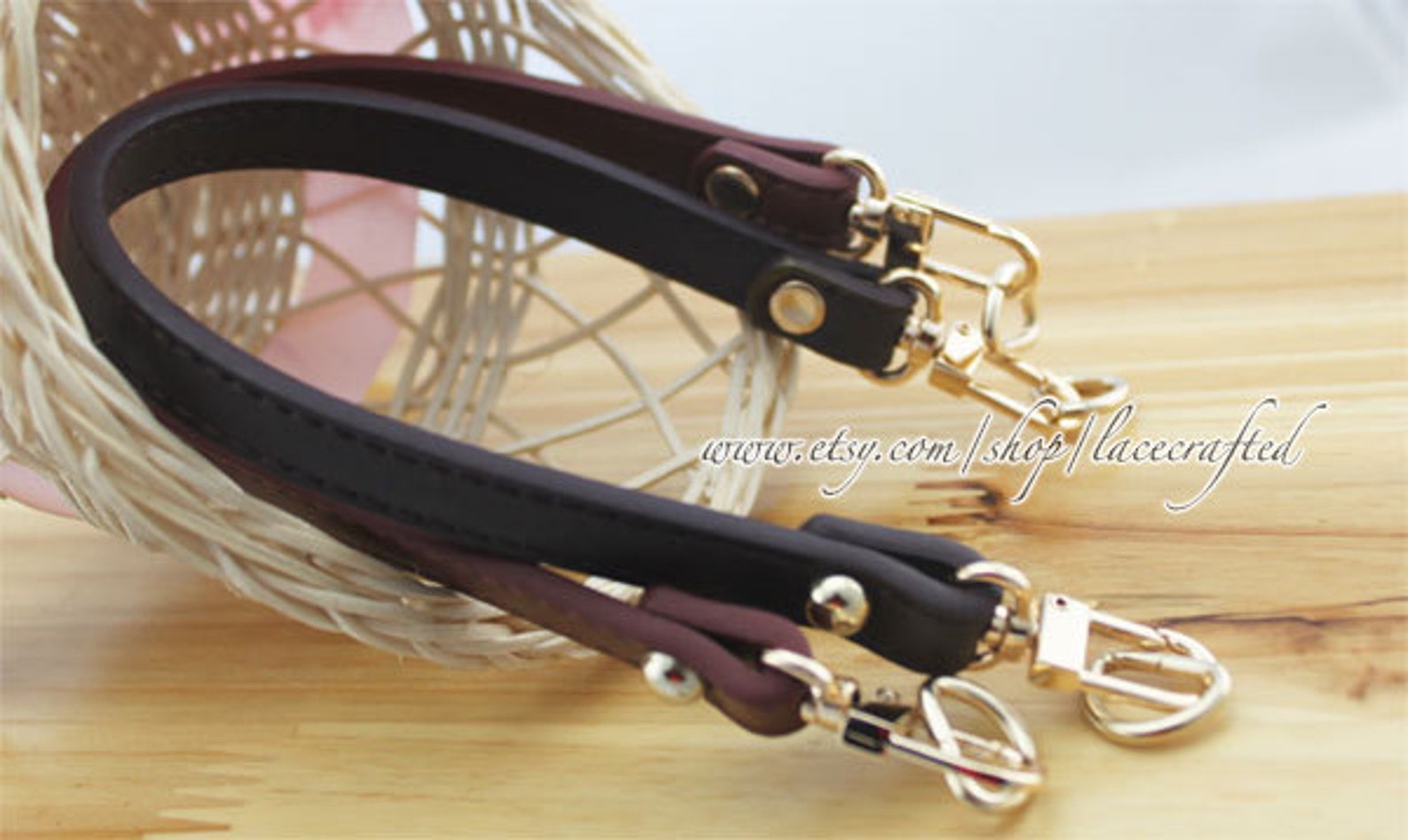 1pc 12inch*1.2cm Replacement Handle Short Purse Handle Purse Strap Bag ...