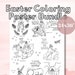 Easter Holy Week Coloring Poster + Coloring Page Bundle - Etsy Canada