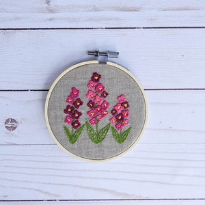 Fireweed Alaska Floral Hand Embroidery Pattern - Etsy