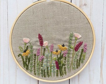 Wildflowers Embroidery Kit - Etsy
