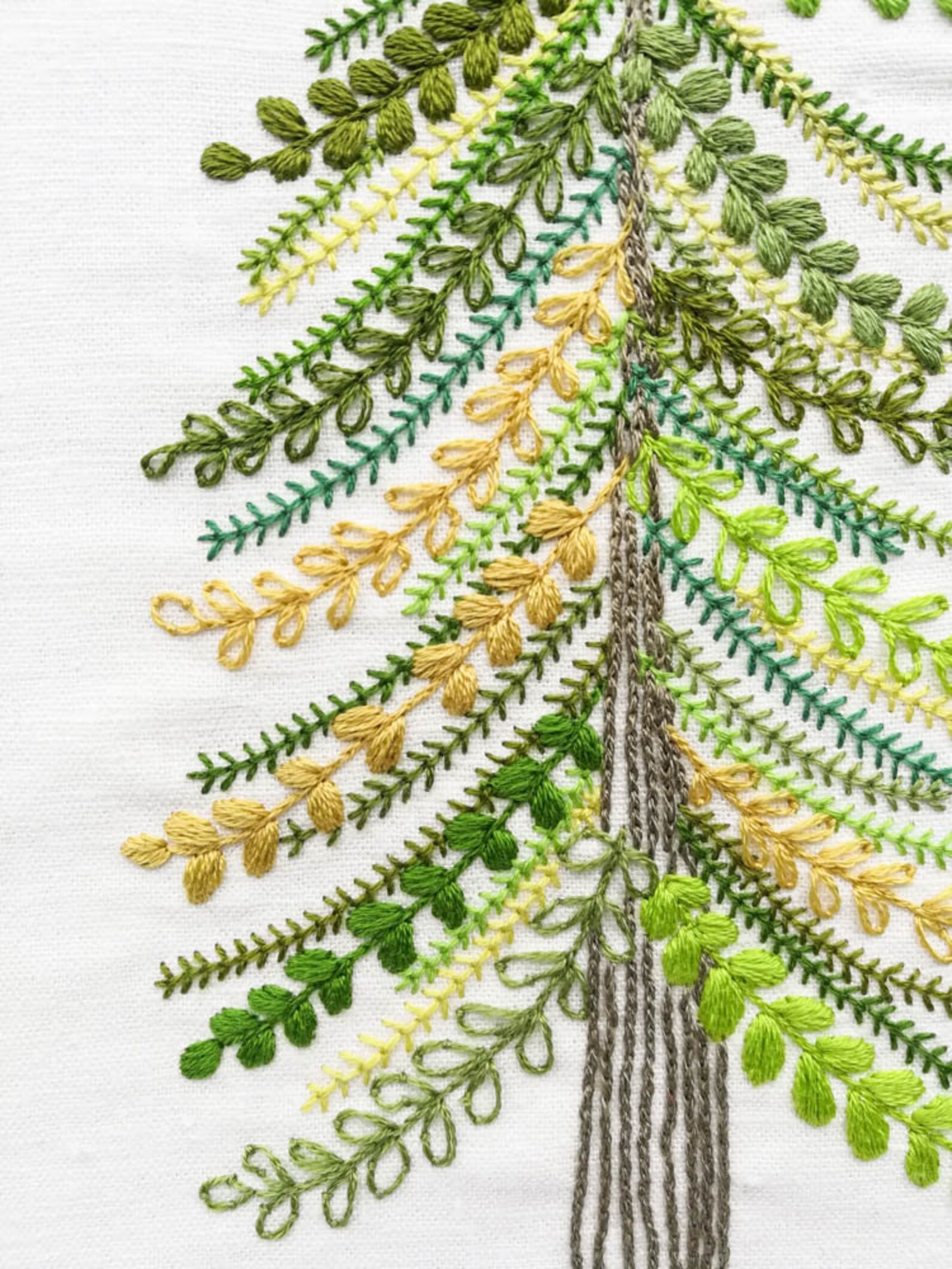 Hand Embroidery Kit // Evergreen Whimsy // DIY Hoop Art // - Etsy