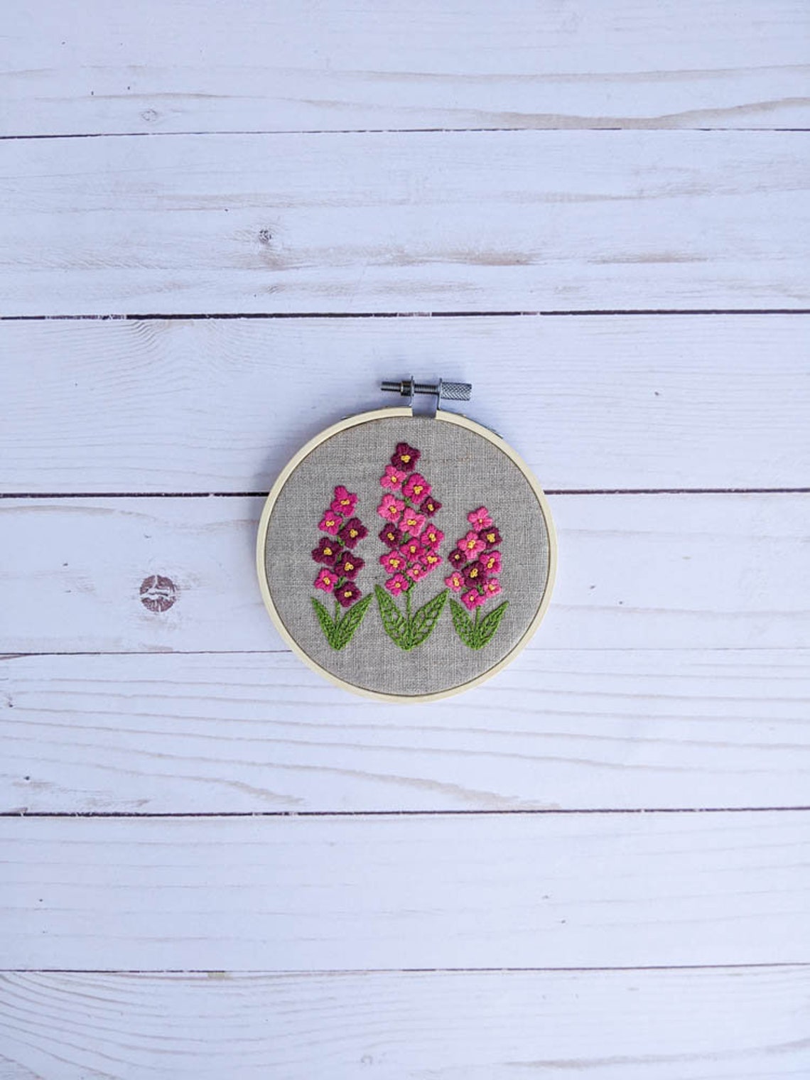 Fireweed Alaska Floral Hand Embroidery Pattern // | Etsy