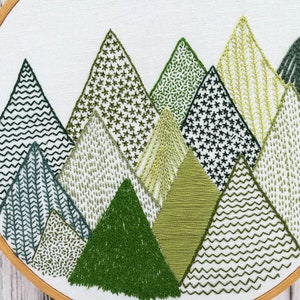 Evergreen Trees Hand Embroidery Kit - Etsy
