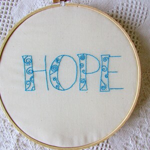 Hand Embroidery Pattern // Hope - Etsy