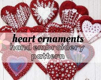 Winter Girl Ornament Pdf Pattern Tutorial Felt Toy Embroidery Hand ...