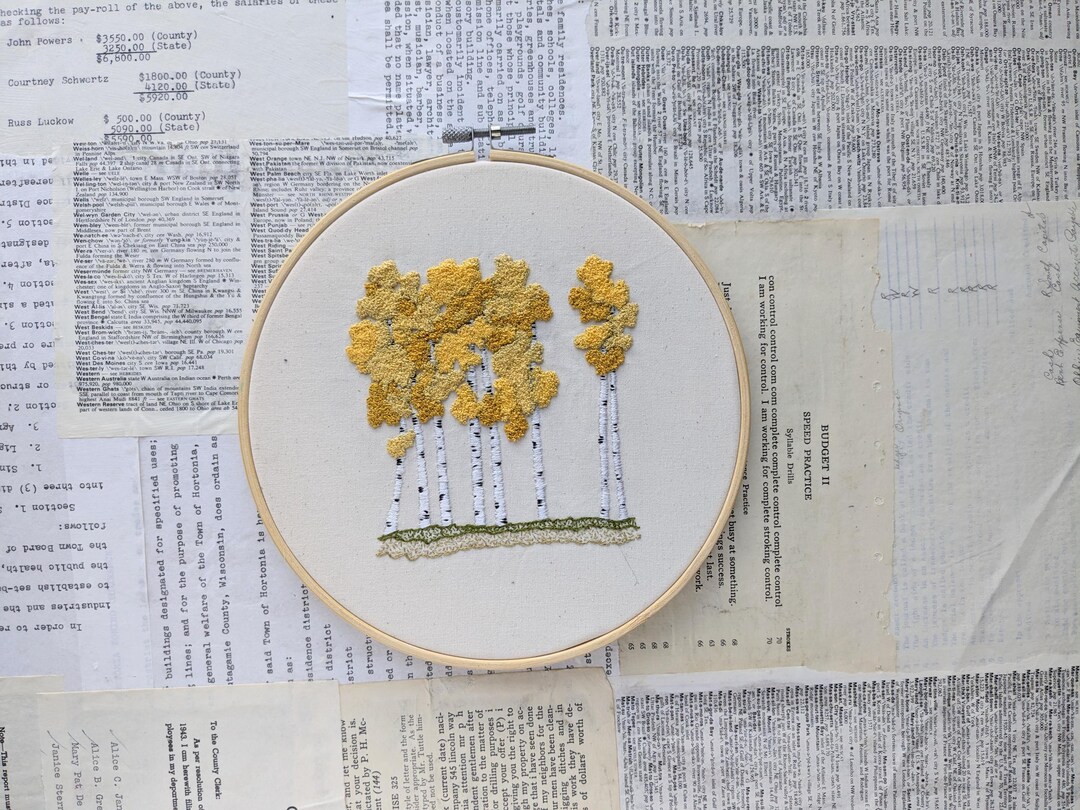 Aspen Trees // Hand Embroidery Pattern - Etsy