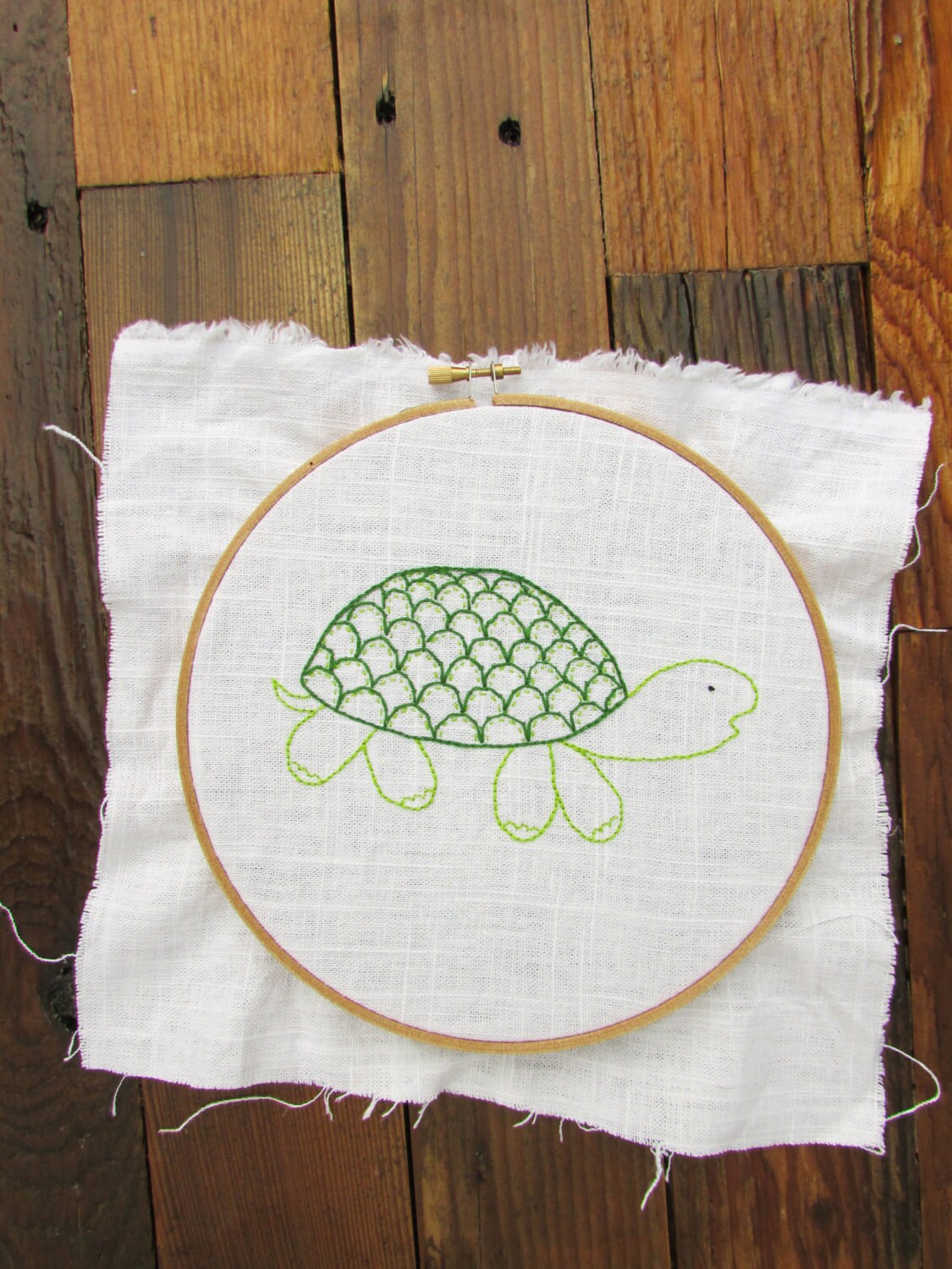 Turtle Hand Embroidery Pattern | Etsy