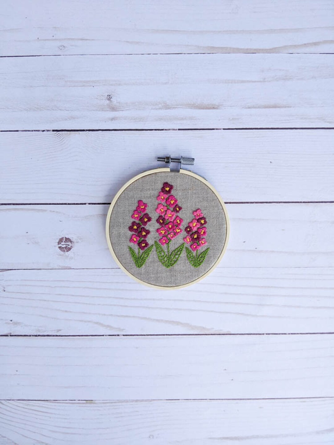 Fireweed Alaska Floral Hand Embroidery Pattern - Etsy