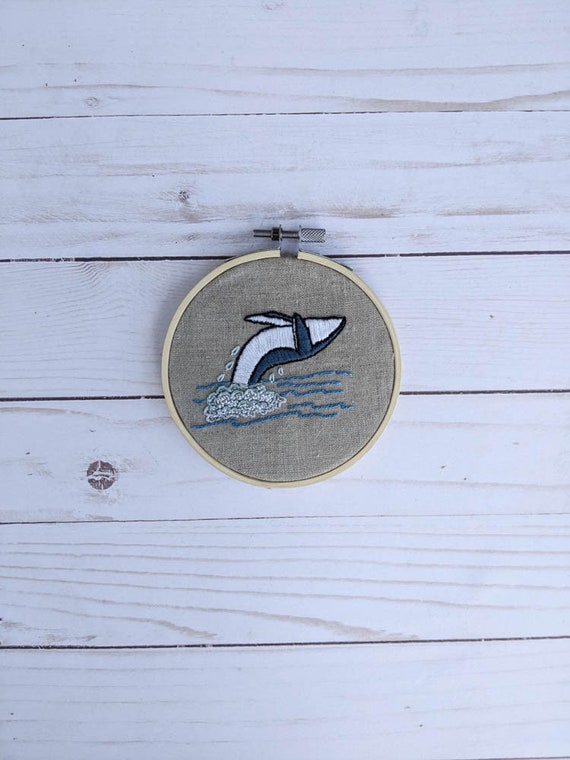 Alaska Whale Machine Embroidery Whale Machine Embroidery Design Etsy