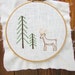 Deer Hand Embroidery Pattern - Etsy