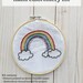 Rainbow Sampler Hand Embroidery Kit - Etsy