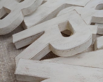 Farmhouse letters | Etsy