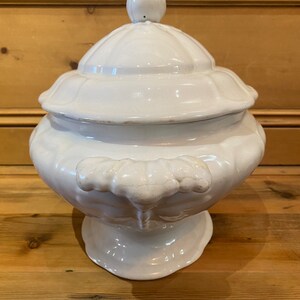 Antique Ironstone Soup Tureen James Edwards Staffordshire C 1853 Triple ...