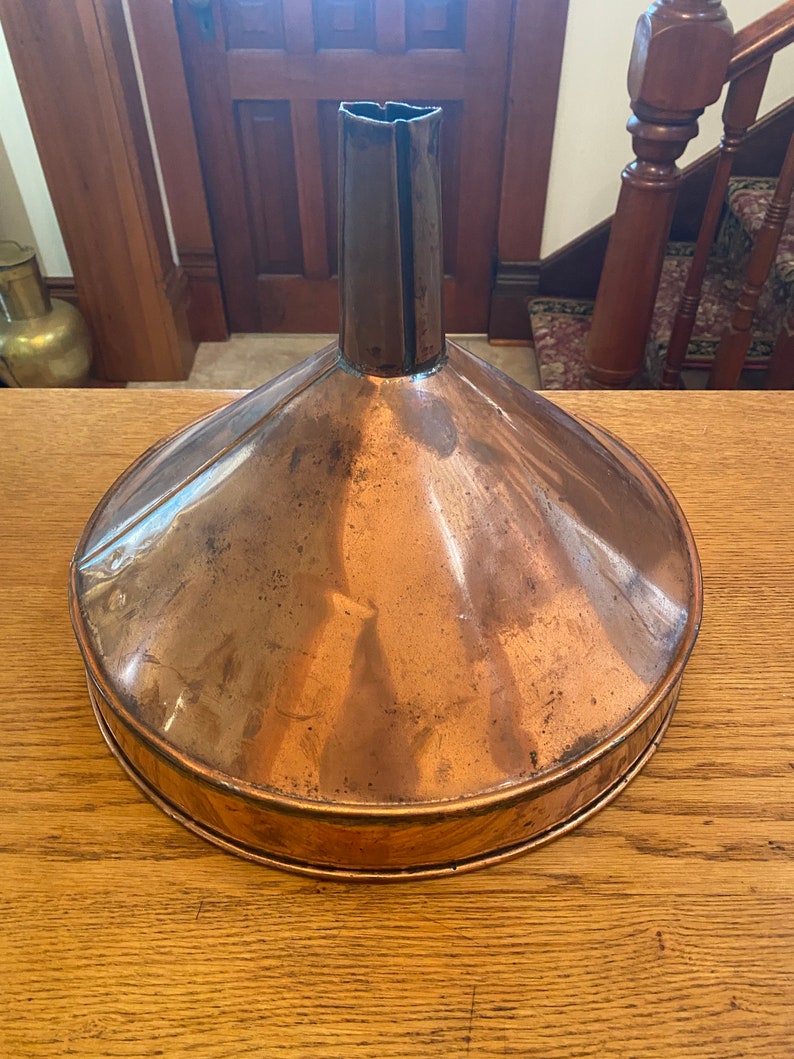 Large 19th Century French Copper Champagne Funnel - Etsy
