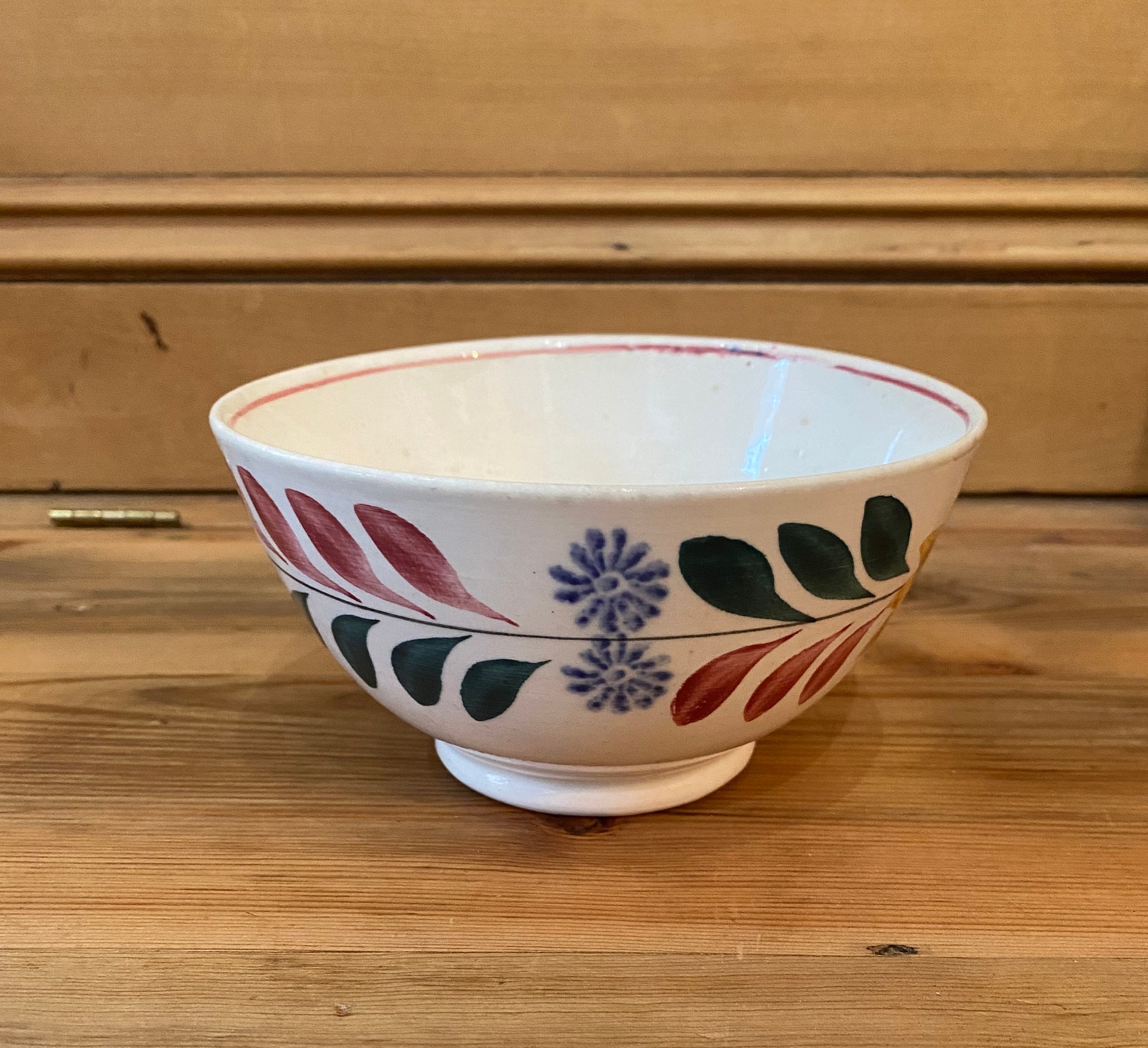 Antique Stick Spatterware Spongeware Bowl England 5 3/4 Sunflower - Etsy