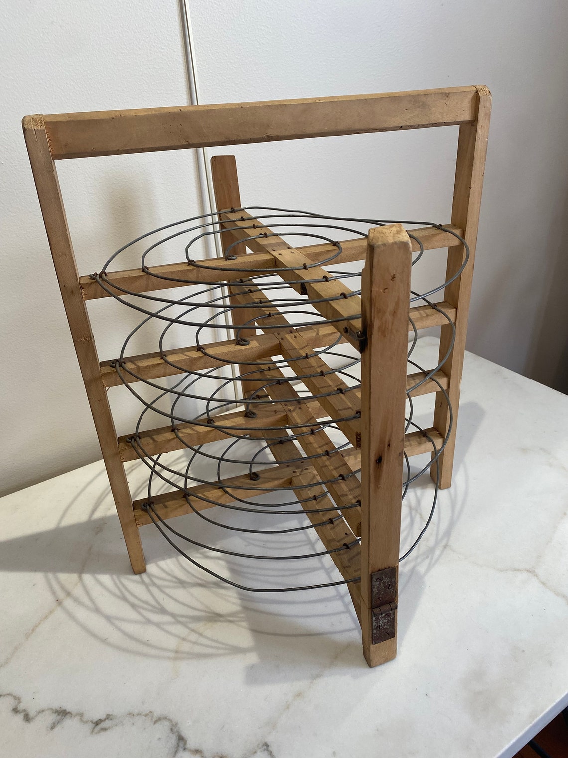 Antique Primitive French Tiered Pie Tart Rack Bakery - Etsy