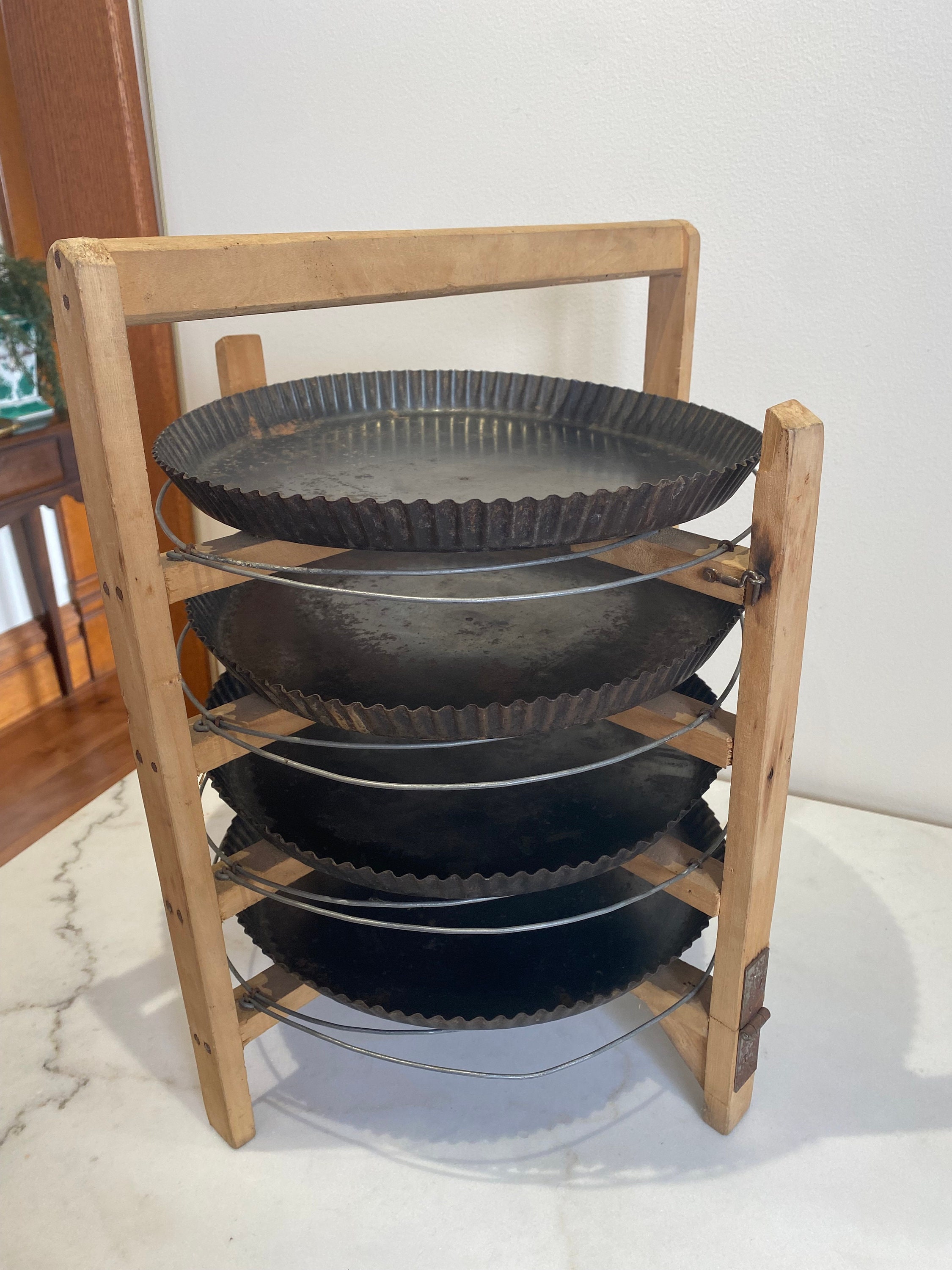 Antique Primitive French Tiered Pie Tart Rack Bakery - Etsy