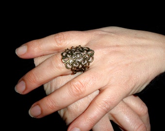 Filigree ring | Etsy