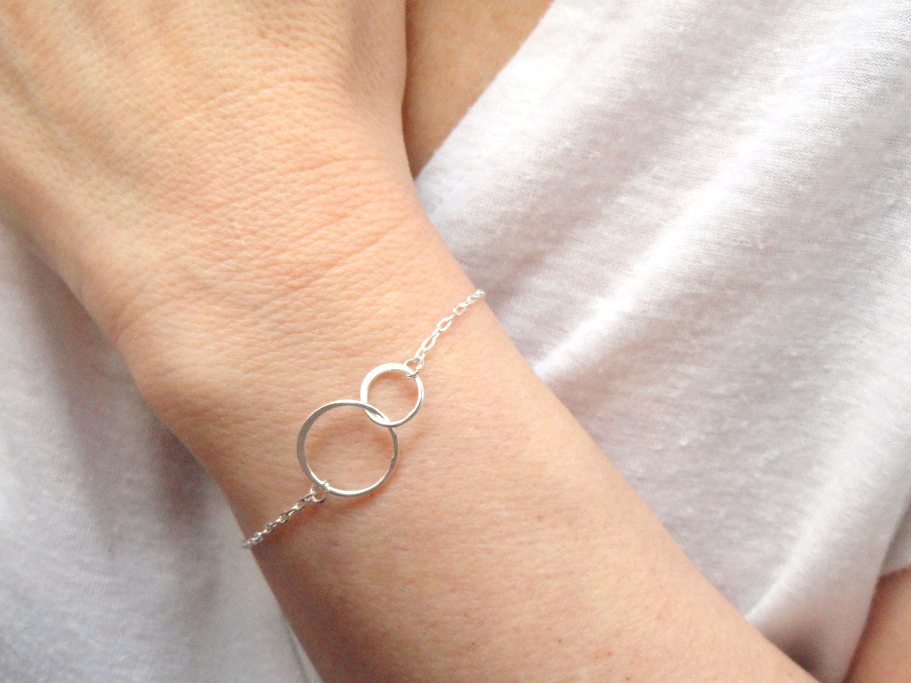 Sister Gift Eternity Bracelet Sterling Silver Eternity - Etsy UK