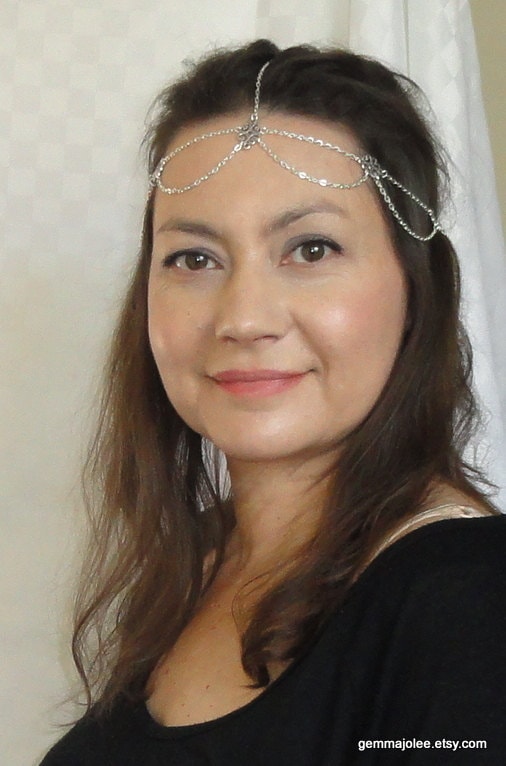 Silver Chain Headchain Boho Head Jewelry Chic Head Piece - Etsy