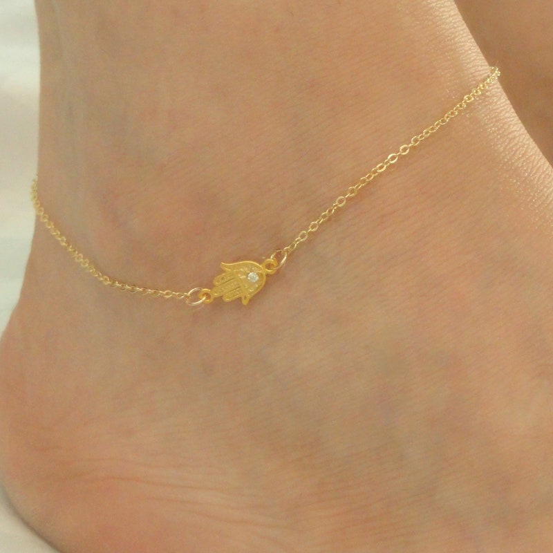 Gold Anklet - Etsy