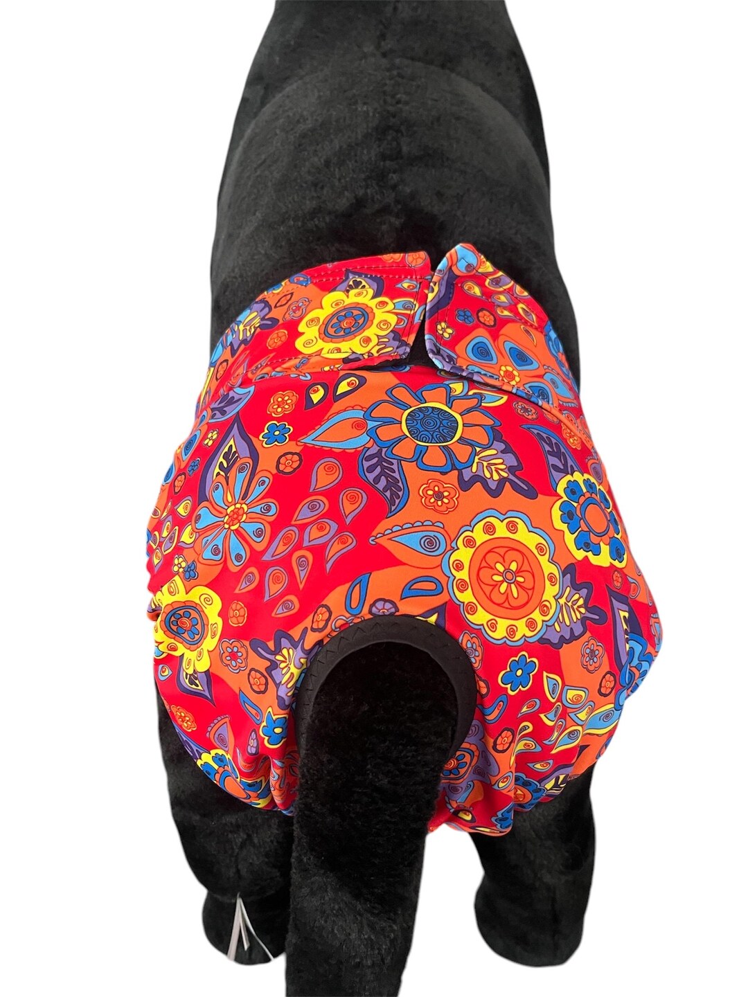 Paisley - Custom Made Adjustable Dog Diaper Cover – Soft & Stretchy ...