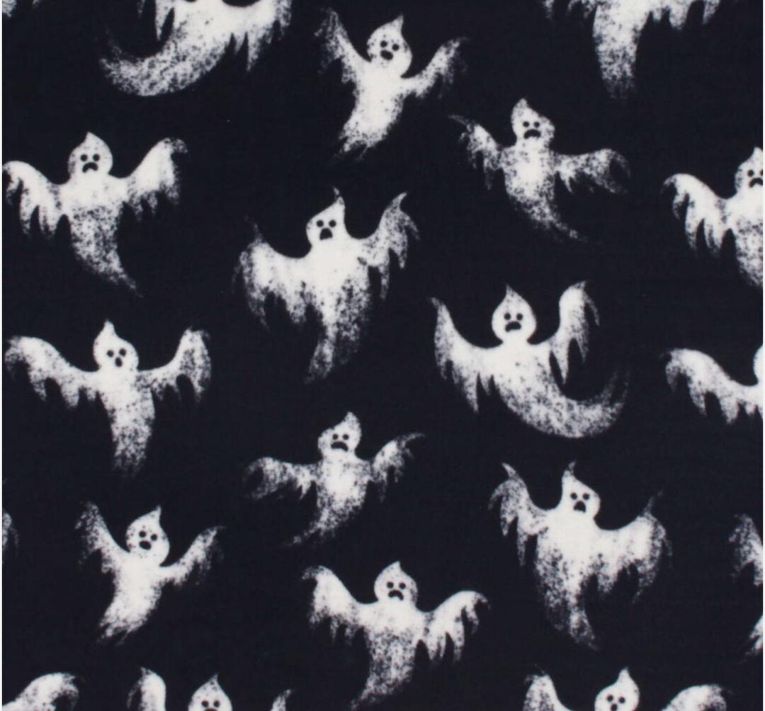 Ghost Anti-pill Plush Fleece Fabric - Etsy