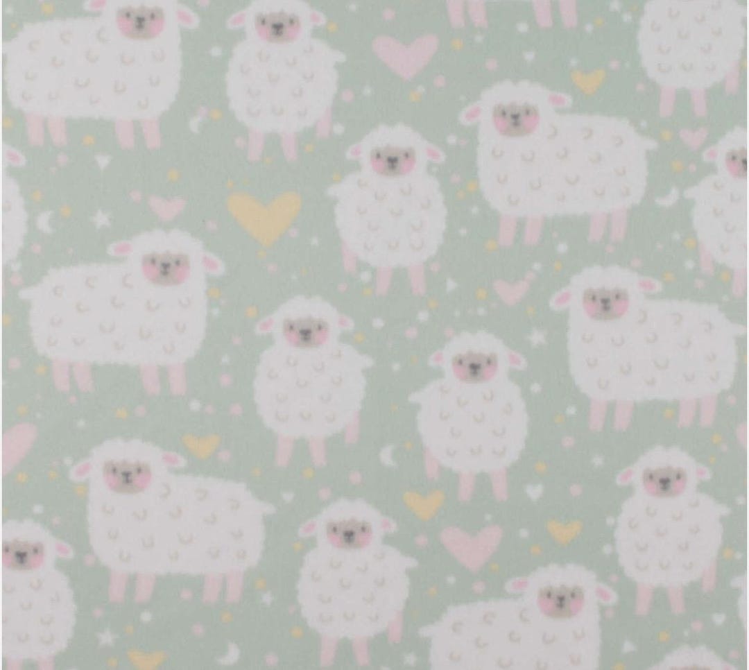 Dreamy Sheep - Blizzard Fleece Fabric - Etsy