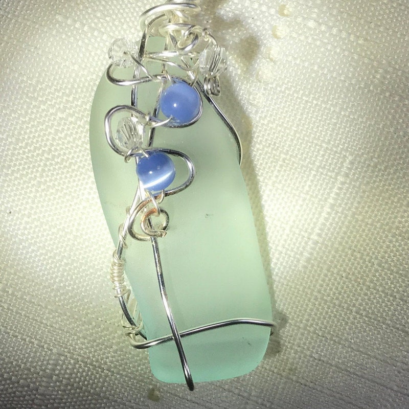 Wire Wrap Sea Glass - Etsy