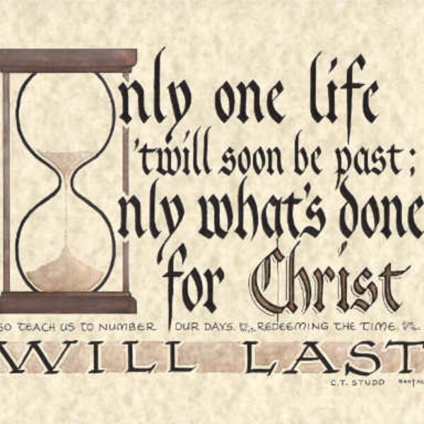 Only One Life - Etsy