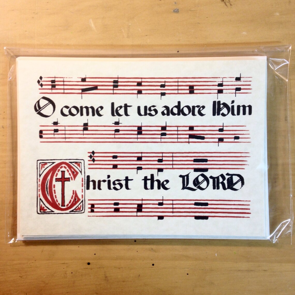 Christmas Card Set Frame-able Cards 5x7 Set of 5 - Etsy