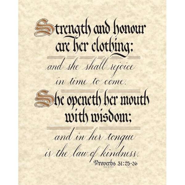 A Virtuous Woman - Etsy