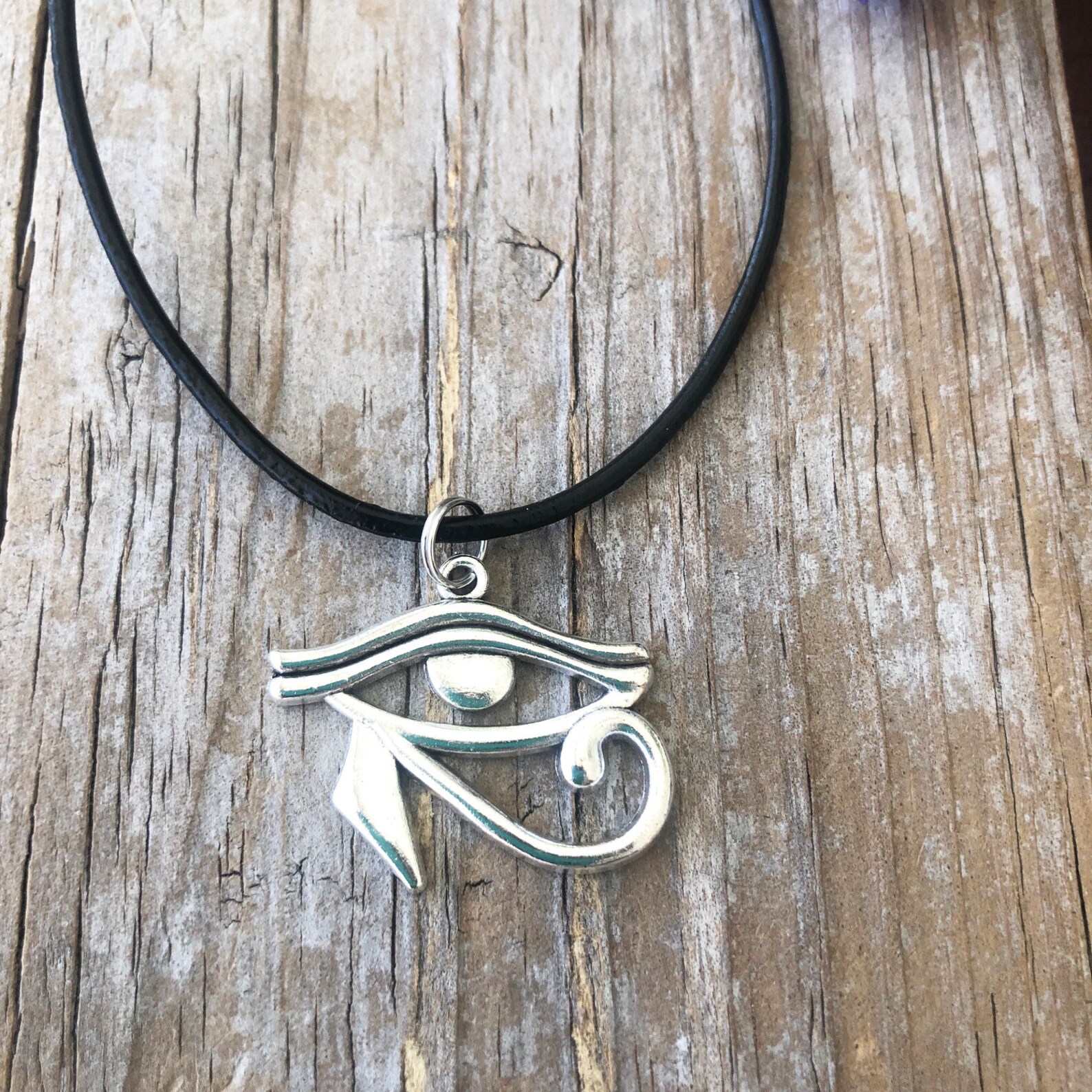 Eye of Rah Necklace Eye of Horus With Crystal Pendant Eye of - Etsy