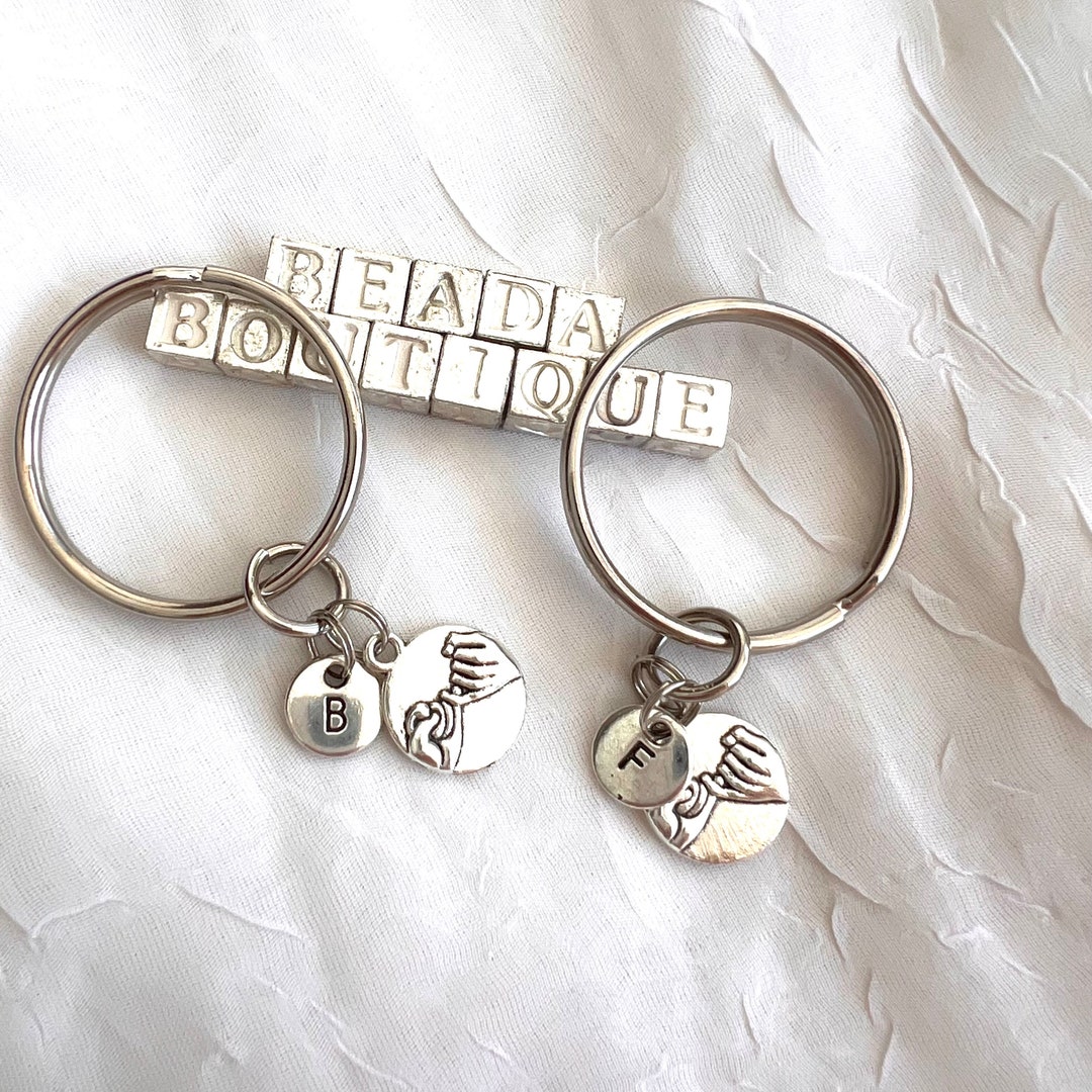 Pinky Swear 2 Keychains for Best Friends, Pinky Promise Key Chain Pair ...