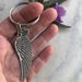 Angel Wing Keychain, Wing Pendant, Remembrance Keychain, Large Wing Key ...