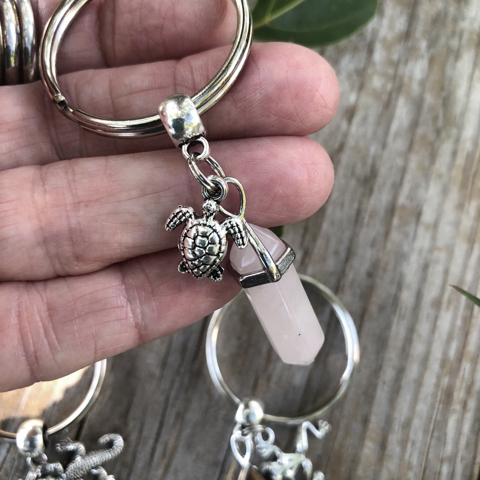 Crystal Reptile Keychain Lizard Keychain Turtle Keyring - Etsy