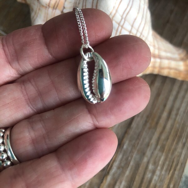 Cowrie Shell Pendant - Etsy