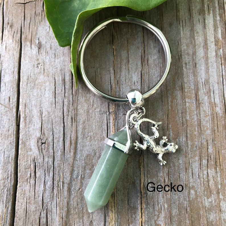 Crystal Reptile Keychain Lizard Keychain Turtle Keyring - Etsy