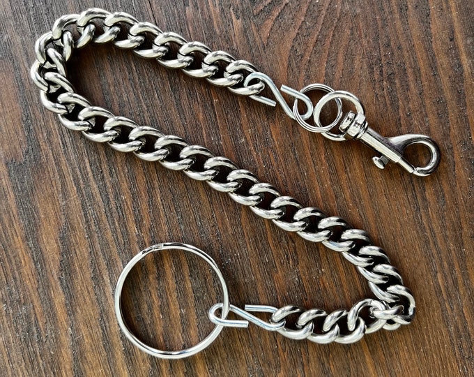 Wallet Chain, Steel Curb Chain, Steel Wallet Chain, Biker Wallet Chain ...